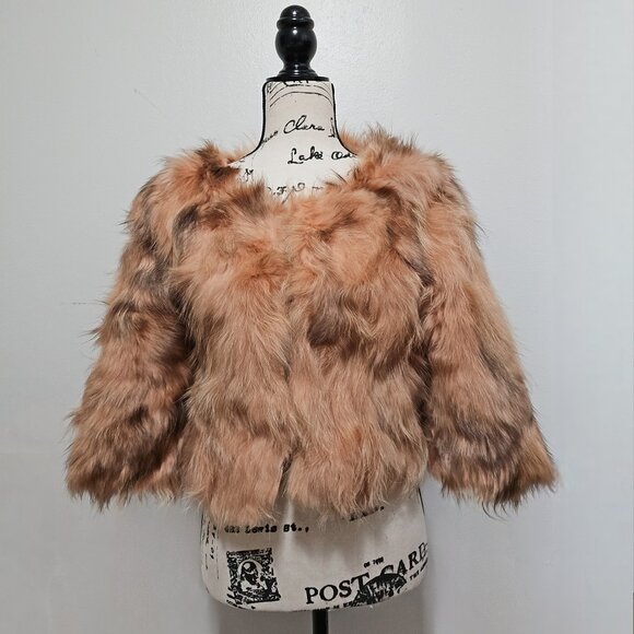 Jackets & Coats | New Real Finnish Raccoon Fur Coat Jacket Blazer Dusty ...